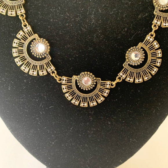 Anna & Ava | Jewelry | Anna Ava Necklace Crystals In Brushed Gold 2 In ...